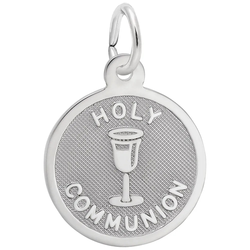 Sterling Silver Petite Holy Communion Charm – Kavar
