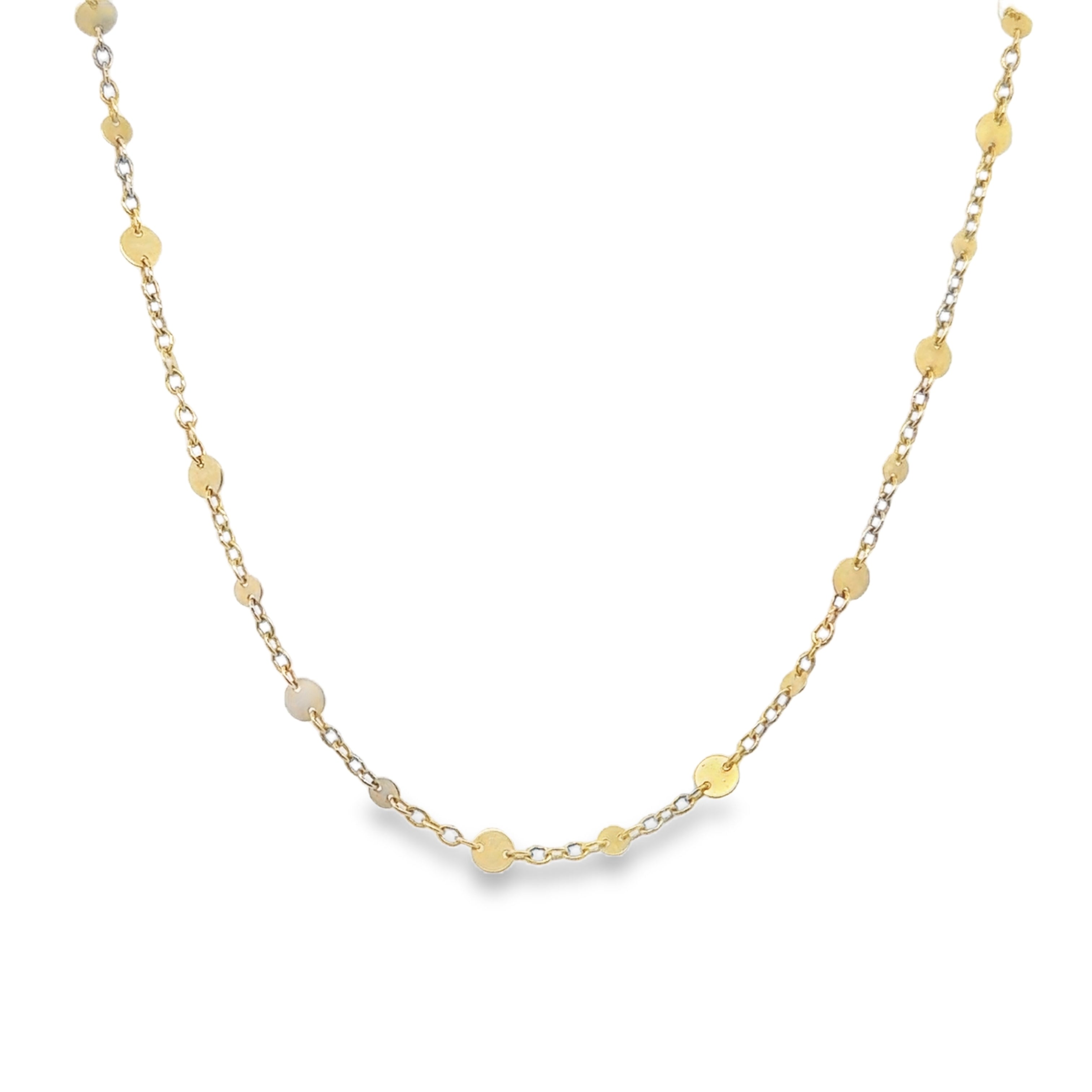 10 Karat Yellow Gold Multi-Disc Necklace – Kavar