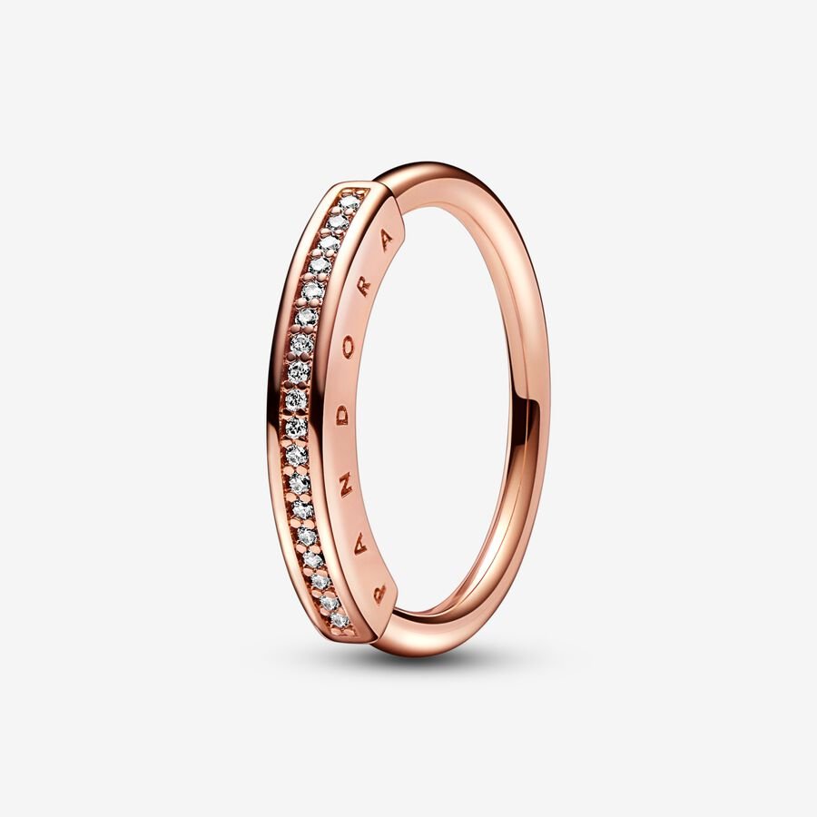 Pandora Signature I-D Pavé Ring - 182283C01 – Kavar
